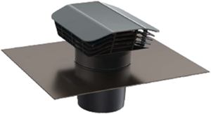 CPT2 125 Leisteen dakdoorvoer 125mm schuin dak Air2R